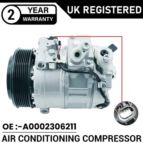 A/C COMPRESSOR FOR MERCEDES BENZ W203 W211 W220 C E-CLASS S55 C160 C200 ...