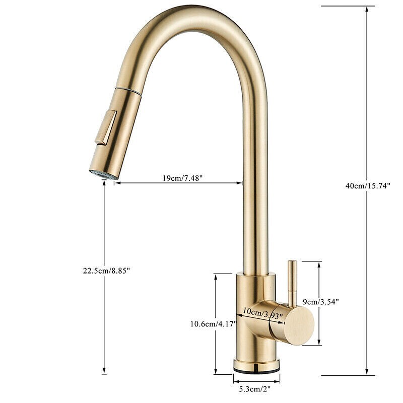 Sauber TAPK005A Swivel Kitchen Sink Mono Mixer Tap for sale online ...