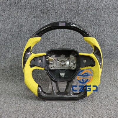RPM Steering Wheel LED Carbon Fiber For Dodge Charger Hellcat SCATPACK ...