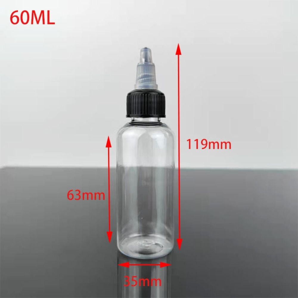 10PCS 10ml/15ml/20ml Oil Liquid Dropper Bottles Tattoo Pigment Ink ...