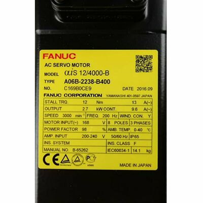 Used A06B-2238-B400 For Fanuc Servo Motor Free Shipping | eBay