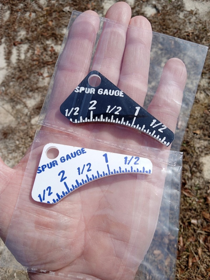 2 Turkey 🦃 Hunting Spur Gauges! Portable Accurate Measuring Tool. Spur ...