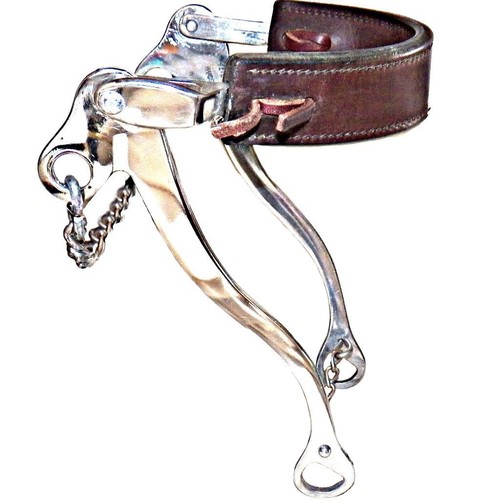 Vintage Sliester Bit Auberry USA Stainless Steel Mechanical Hackamore ...