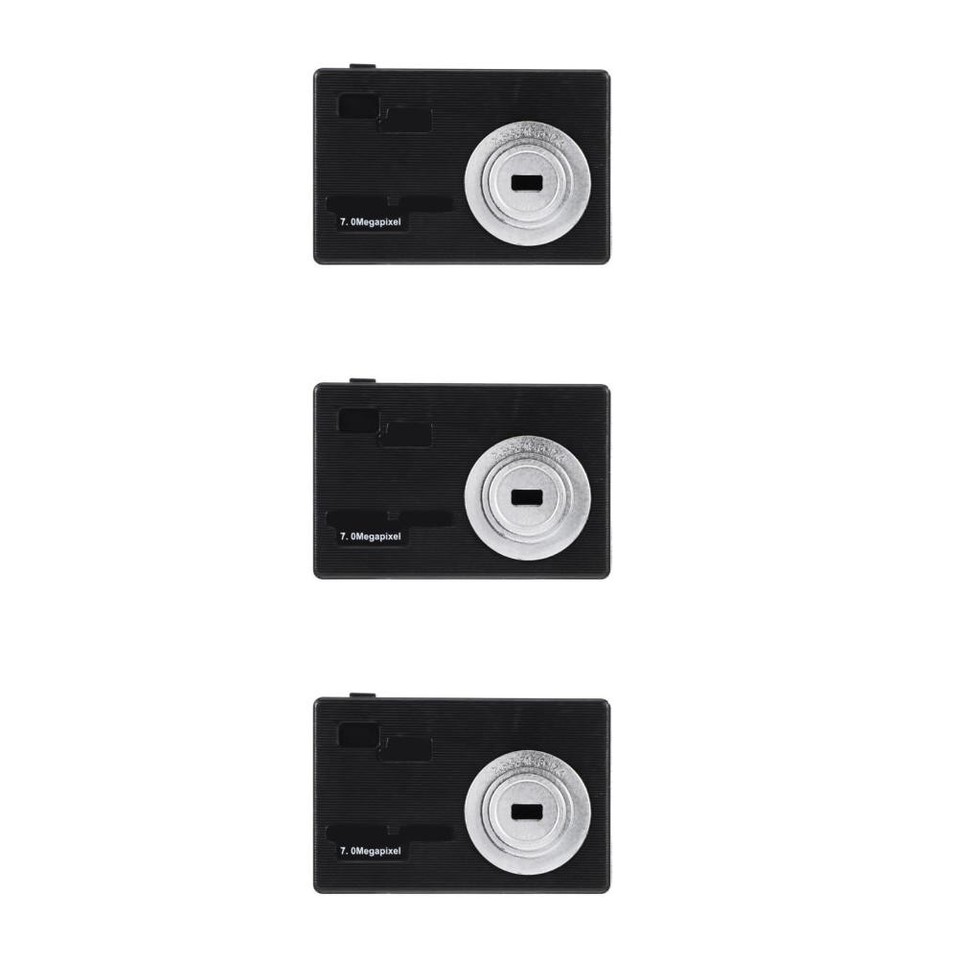 3 Pack Kids Pranks Black Plastic Pretend Toy Camera That Sprays Water ...