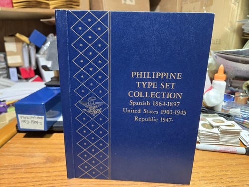 Nicest Philippines Type Set Collection 35 Coin Lot Whitman Album. LOOK ...