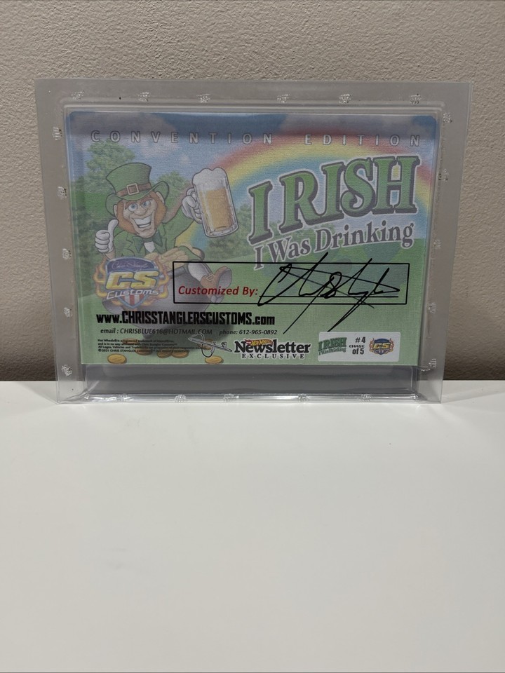 Hot Wheels CS Customs Stangler 55 Chevy Gasser A41 Irish I Was Drinking ...