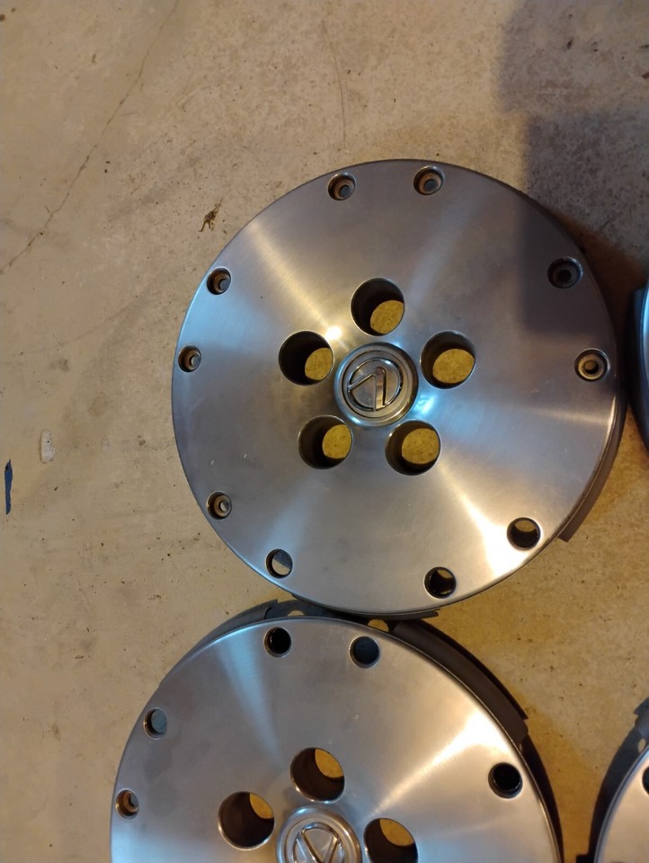 2002-2010 Lexus SC430 Machined Rim Wheel Center Hub Cap Set Of 4 OEM ...