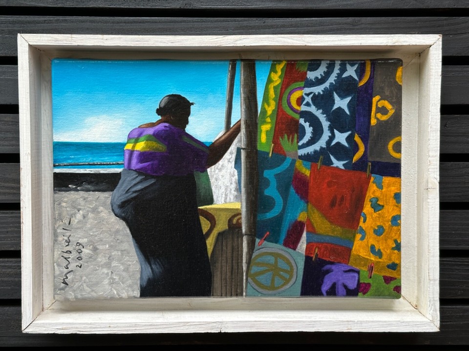 Tableau Moderne paysage Martinique Marine François Malbreil Voyage ...