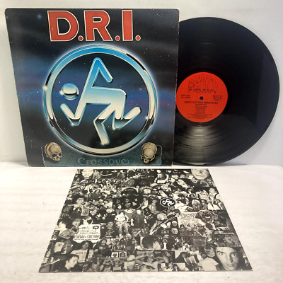 D.R.I. - Crossover LP - Death 011 - Tested VG+ Vinyl 1987 1st Press ...