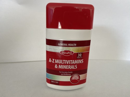 Minavit A-Z Multivitamin & Minerals 30 Tablets | eBay UK