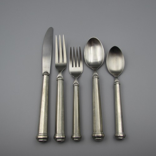 Gorham Pewter Flatware OCTETTE 5pc Place Setting * | eBay