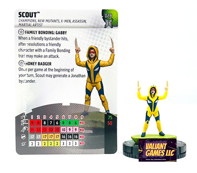 Marvel Heroclix Scout #028 w/ Card Deadpool Weapon X Set | eBay