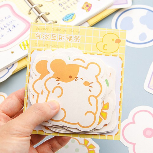 neu Self-Adhesive Sticker Motivational Notepads Cute Post Notes for ...