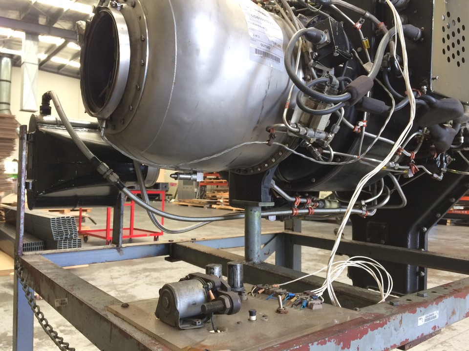 Garrett Airesearch GTCP85-102 gas turbine engine AC AND DC GENERATORS ...