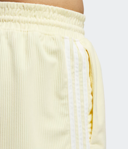 adidas Originals Basketball Shorts Mens XL Double Knit Cord Easy Yellow ...