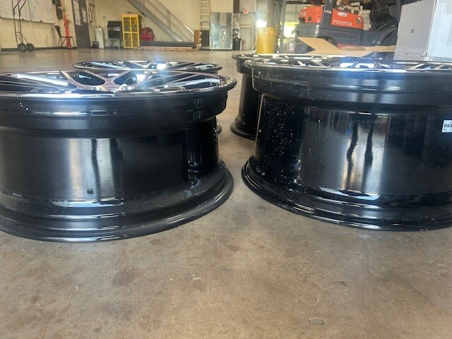 20" VERTINI MAGIC WHEELS 20X10/20x8.5 5x120 15MM GLOSS BLACK POLISHED ...