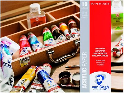 Royal Talens Acrylic Paper Sketchbook - A3 - 10 Sheets - 370gsm ...