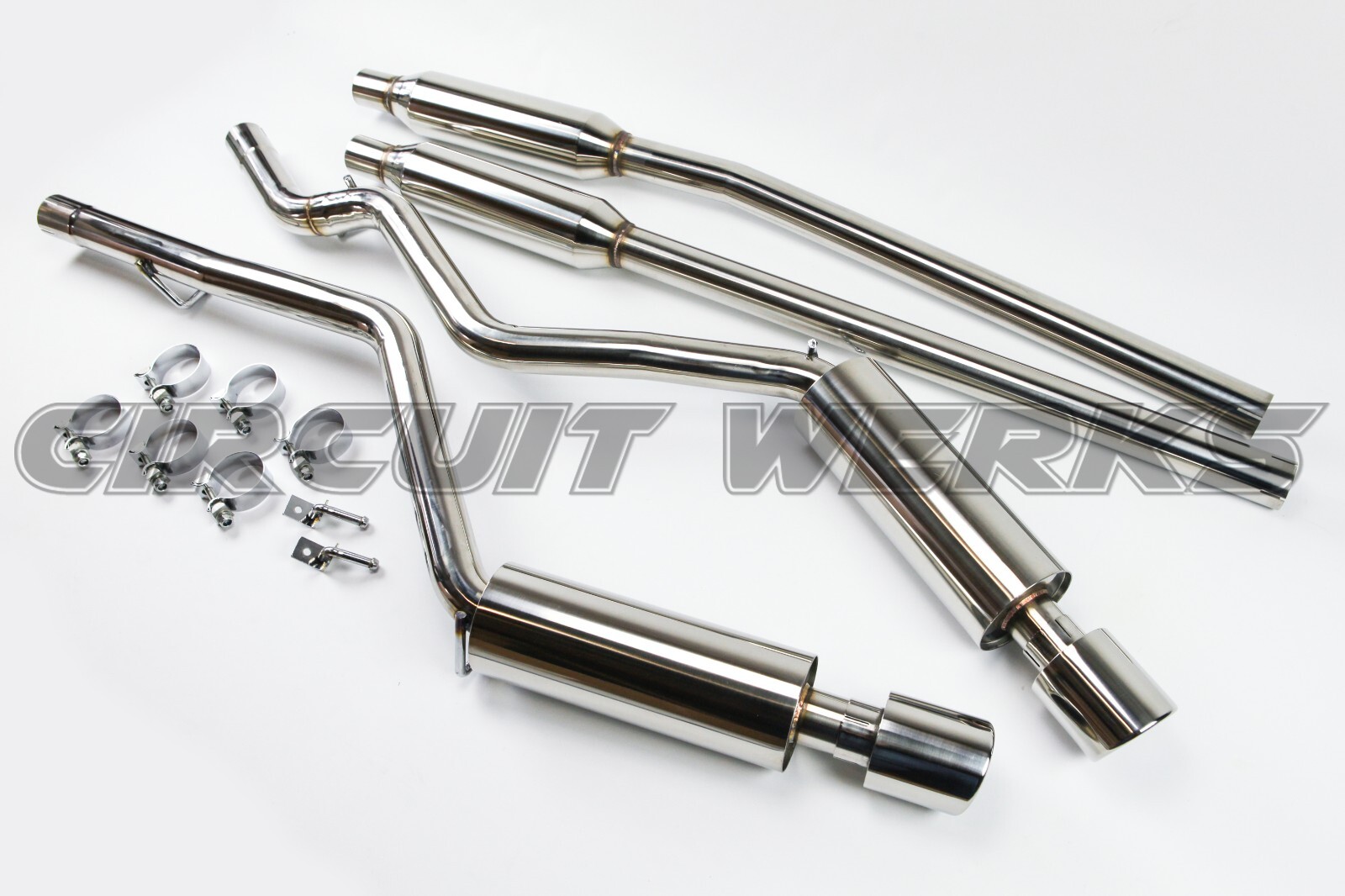 2005-2010 Chrysler 300C 2.7L / 3.5L V6 Thick Walled Dual Exhaust System ...