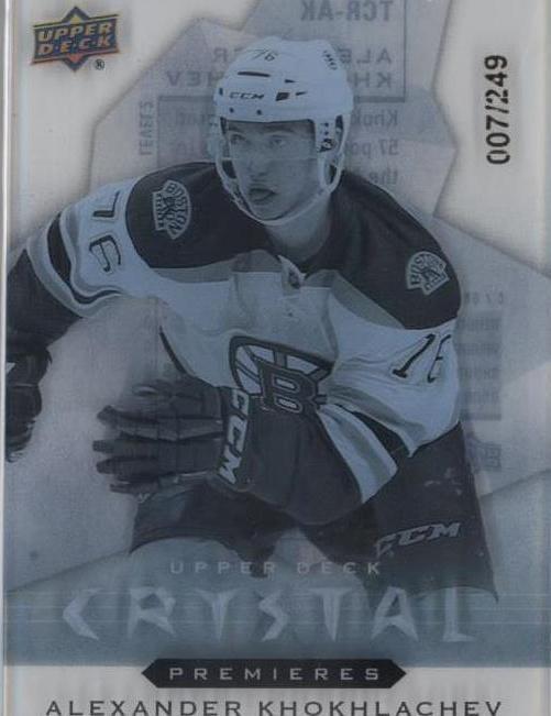 2014-15 Upper Deck Trilogy - Crystal Rookies Alexander Khokhlachev #TCR ...