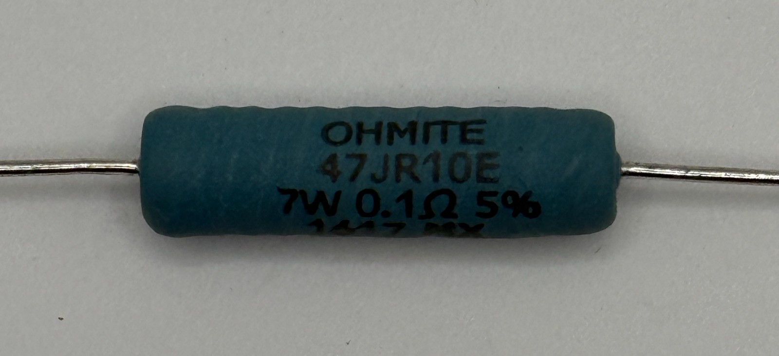 Ohmite 47JR10E 0.1 Ohm 7W 5% Silicone Wirewound Resistors – Lot of 25 ...