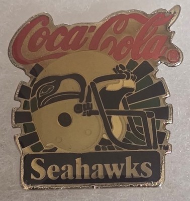 Vintage Coca-Cola SEATTLE SEAHAWKS Helmet Lapel Pin - NFL Football | eBay