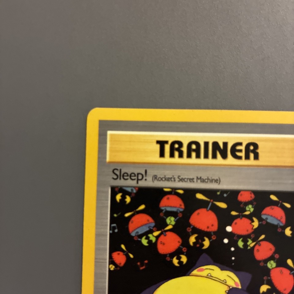 SLEEP! - 79/82 - Team Rocket Set - Trainer Card - Pokémon 2000 D19 | eBay