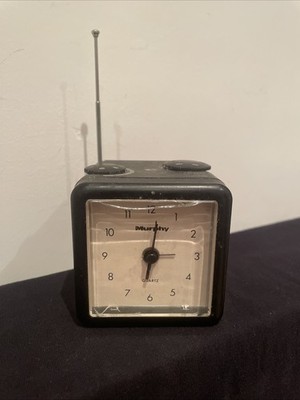 Vintage Murphy Alarm Clock, travel, bedroom, retro 1980s Tested And ...