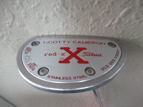 TITLEIST SCOTTY CAMERON RED X PUTTER 33.0 INCHES W/ FACTORY SHAFT - RH ...