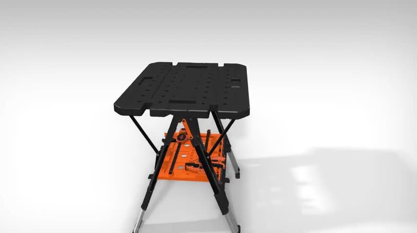 Pony 2-in-1 Work Bench Portable with 4pc Clamp 4pc Bench Dog, 2pc ...