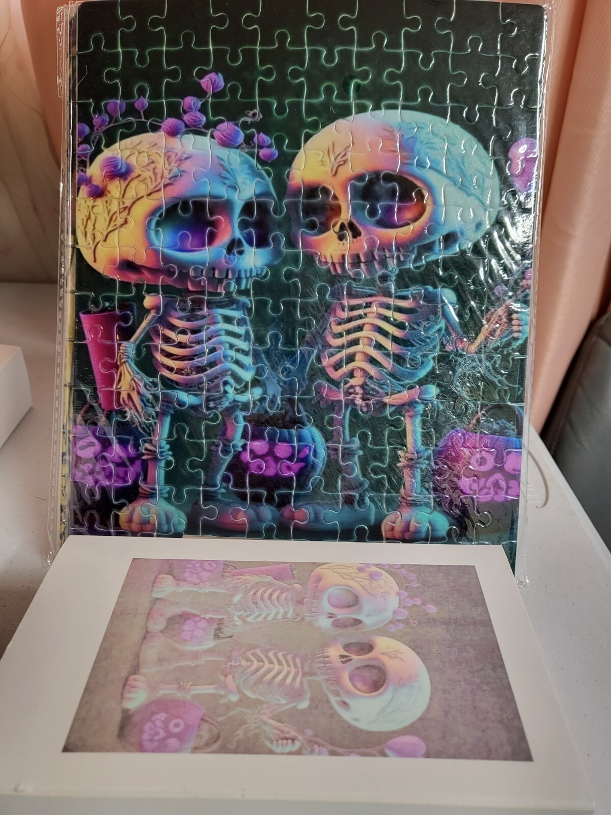 Halloween Skeleton 120 piece 8x10 Custom Made Puzzle with Box | eBay