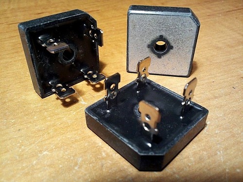 3 Pieces 35A 400V GBPC3504-E4/51 Low Profile Bridge Rectifiers Pinball ...