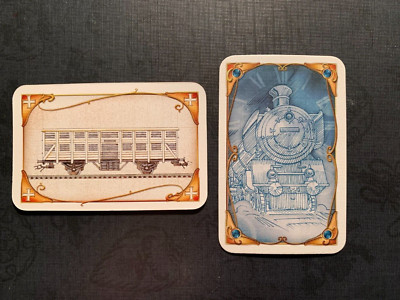 Ticket To Ride WHITE PASSENGER TRAIN CARD Game Replacement Piece DAYS ...