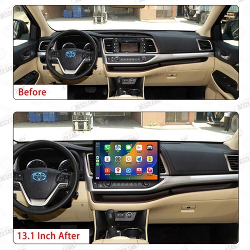 13.1" Android 12 Car Stereo Radio for Toyota HIGHLANDER 2015-2017 GPS ...