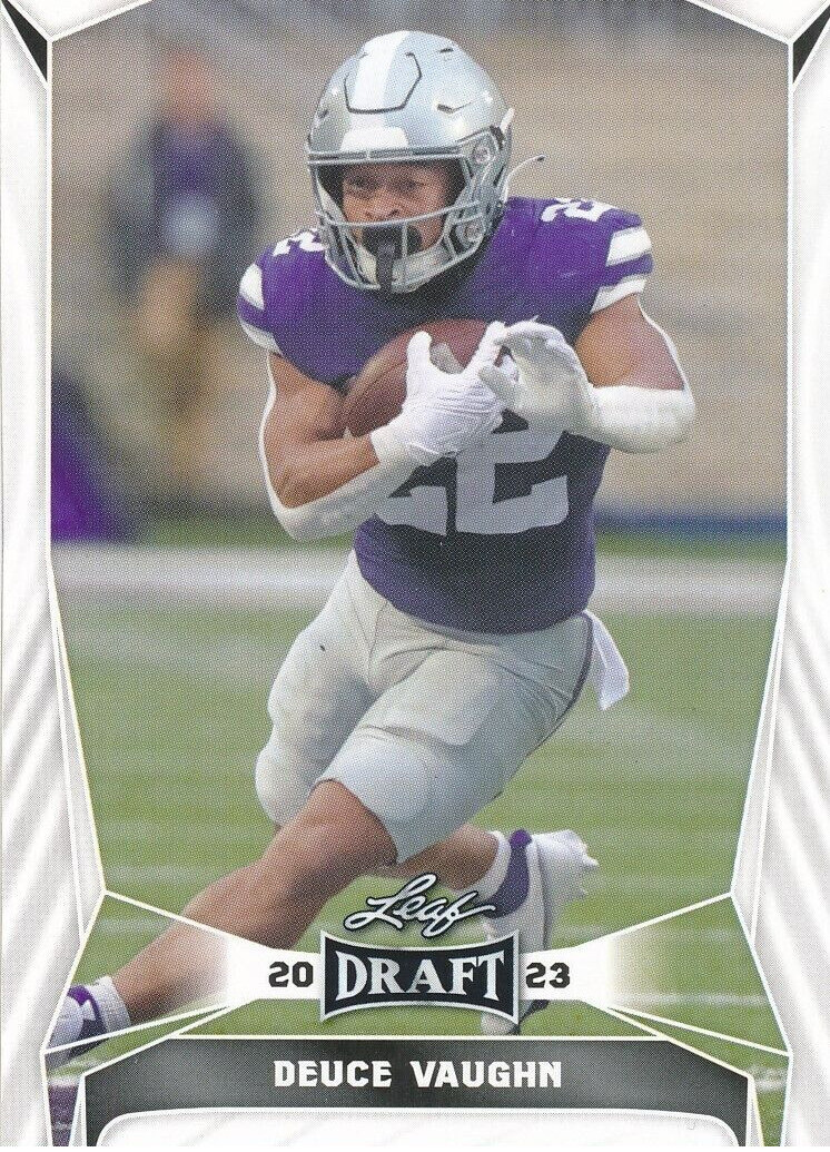 2023 Leaf Draft - #21 Deuce Vaughn (RC) for sale online | eBay