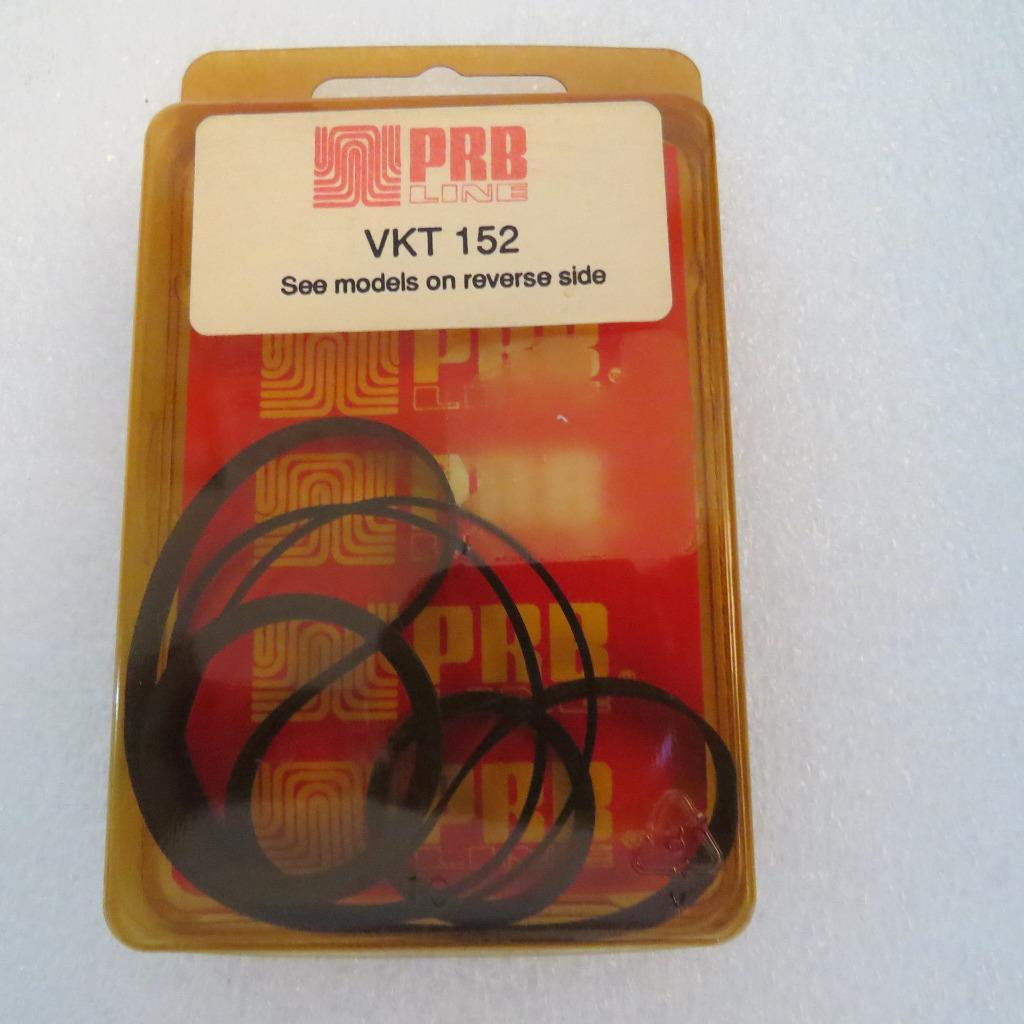 PRB VKT152 VHS VCR Belt repair Kit Fits Sharp VC-381U, VC-385U 5 Belts ...