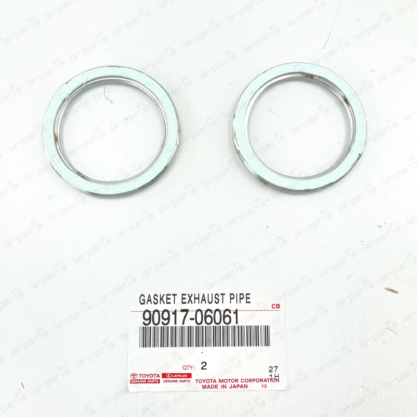 GENUINE TOYOTA 95-04 TACOMA 2.7L EXHAUST FRONT PIPE GASKET 90917-06061 ...