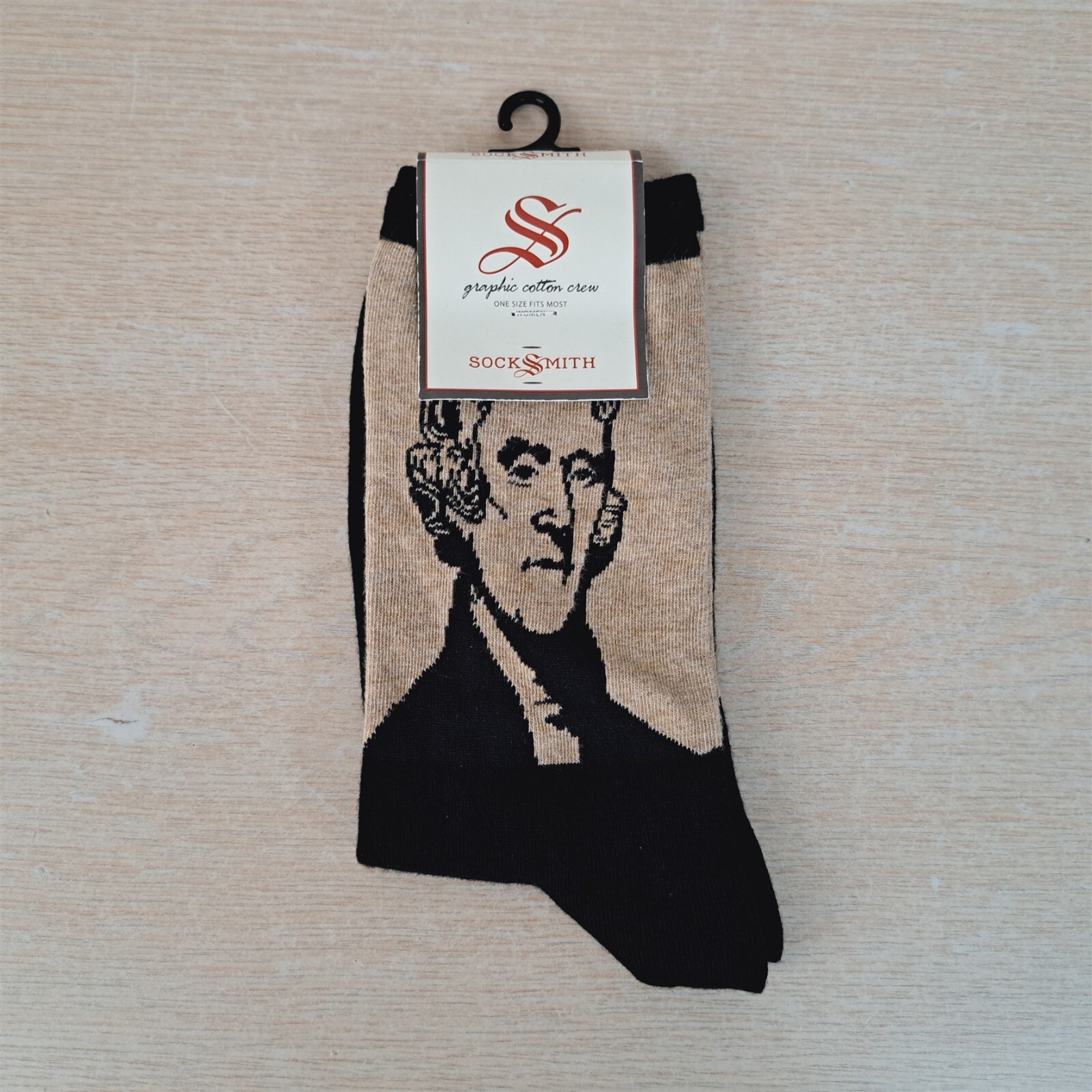 SOCK SMITH PRESIDENT THOMAS JEFFERSON WOMENS SOCKS ONE SIZE 9-11 1 PAIR ...