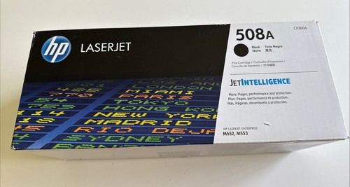 HP 508A LaserJet Black Toner Cartridge CF360A Genuine - Expired ...