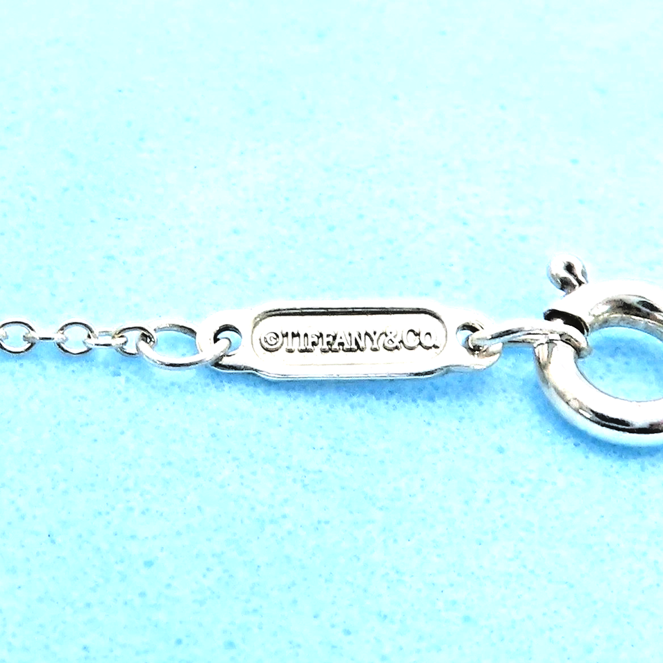 Tiffany & Co. Sterling Silver Mini Square Stencil LOVE Era Cube Pendant ...