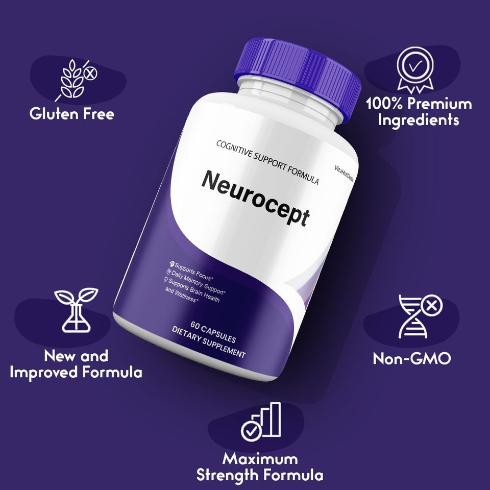 Neurocept Capsules, Max Strength, Neuro Cept Cognitive Supplement (5 Pack) | eBay