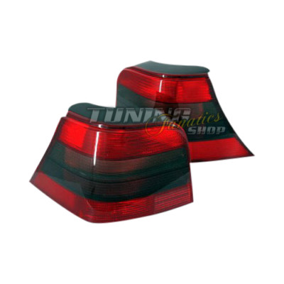 For VW GOLF 4 IV R32 Tail Lights Set Red & Black 25 Jubi GTI | eBay