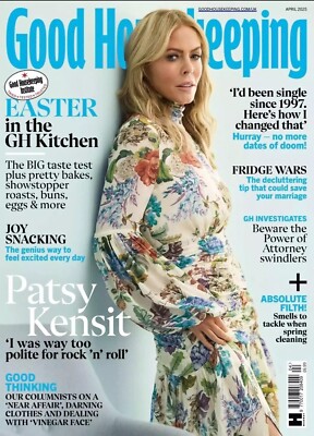 GOOD HOUSEKEEPING : April 2025 Patsy Kensit on cover/interview NEW ...
