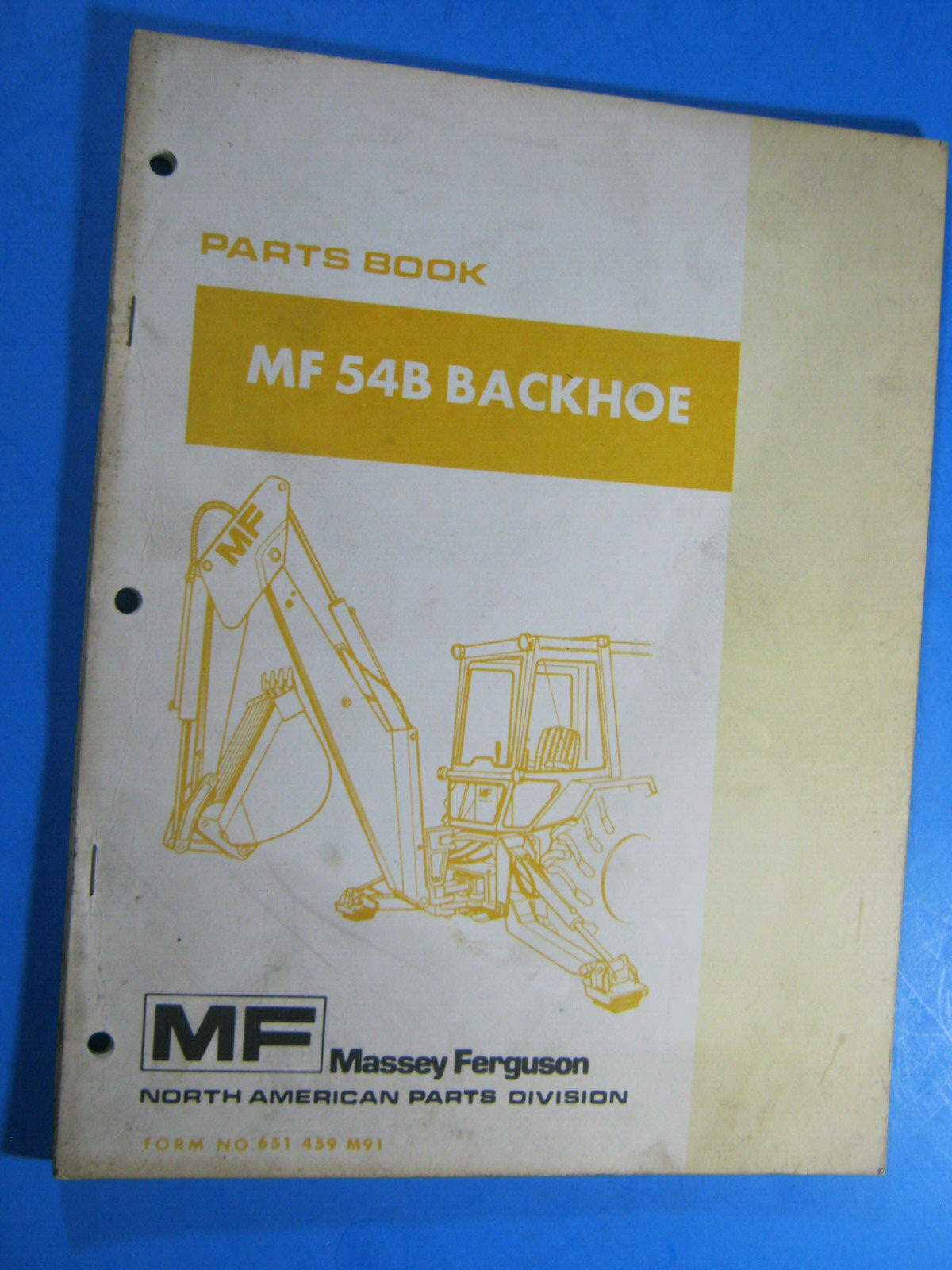 MASSEY FERGUSON MF 54B BACKHOE PARTS BOOK MANUAL 1982 | eBay