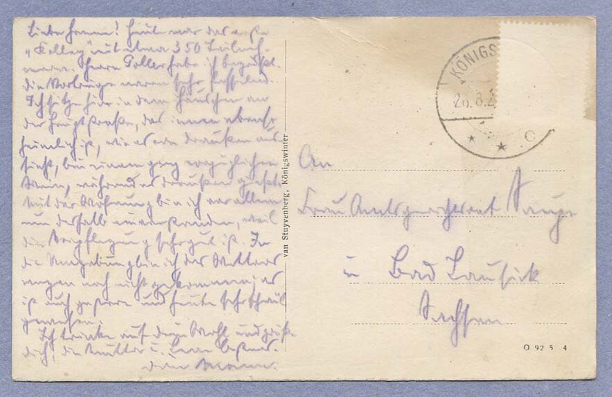 AK 1925 * Gruss aus KÖNIGSWINTER * Gastwirtschaft "Im Tuback" Wein Bier ...