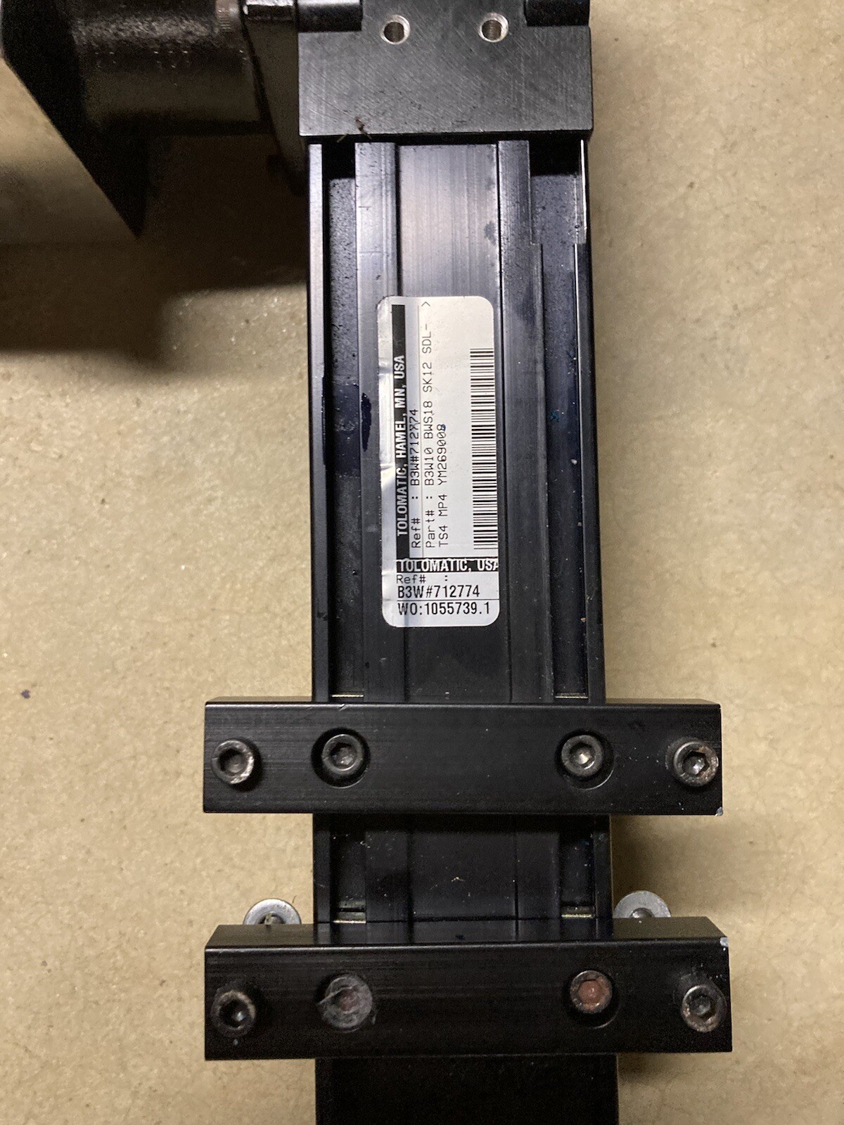 Tolomatic B3W Electric Belt Drive Rodless Actuator- B3W10 BWS18 SK12 SDL | eBay