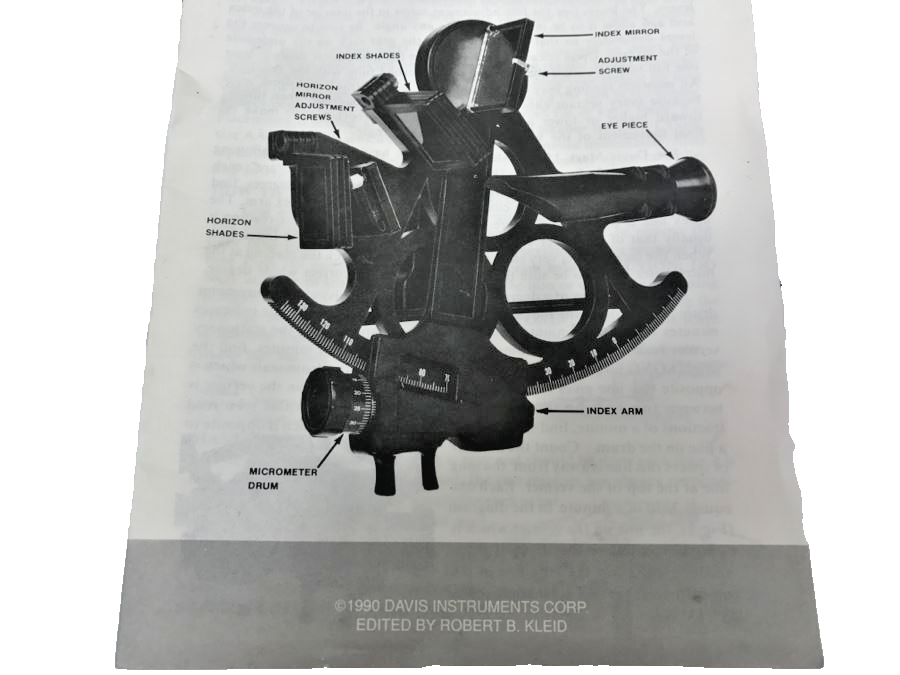 Davis Mark 15 Master Sextant Marine Boat Nautical Navigation Tool ...