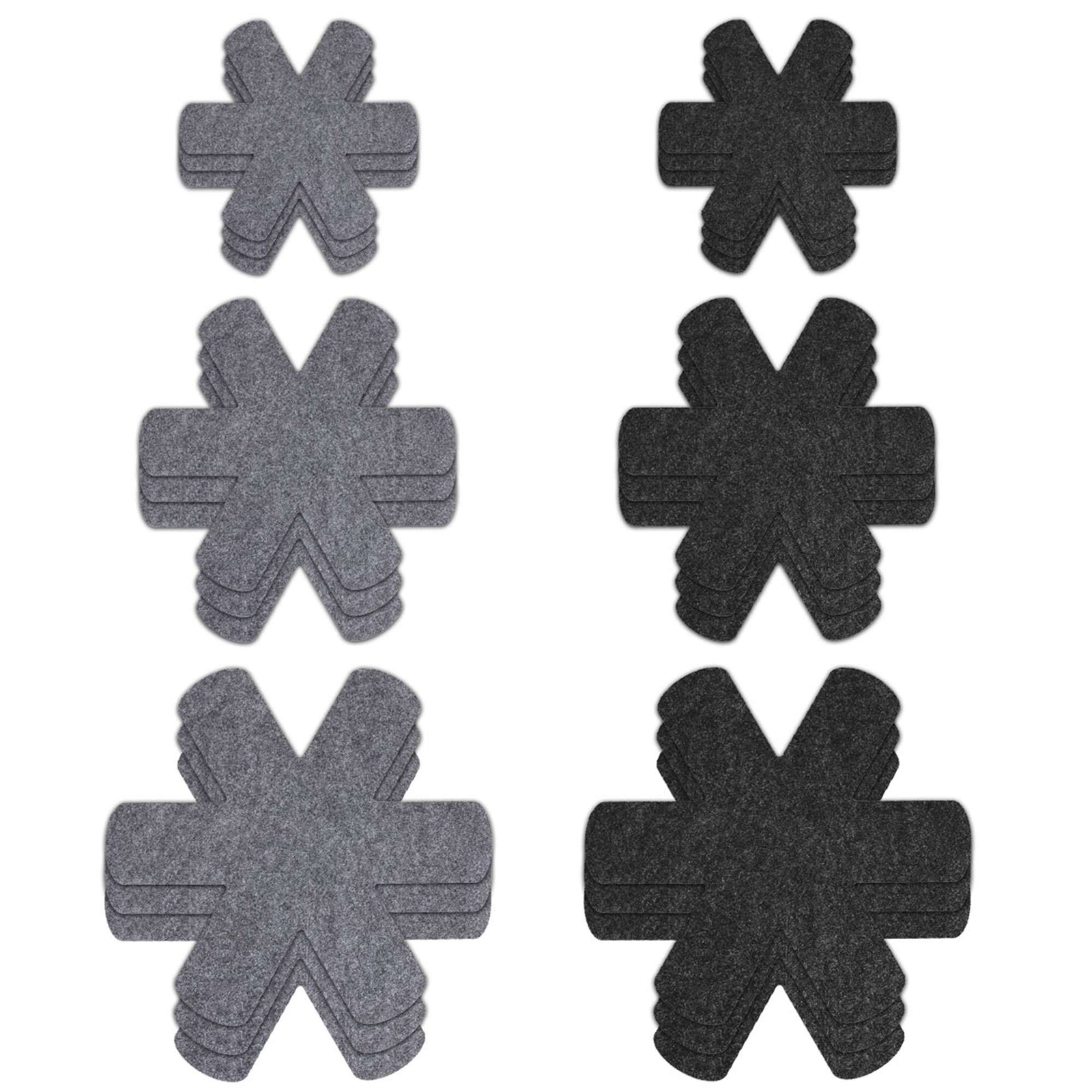 12pcs Pan Pot Protectors Prevent Scratching Stick Pads 3 Sizes Dividers ...