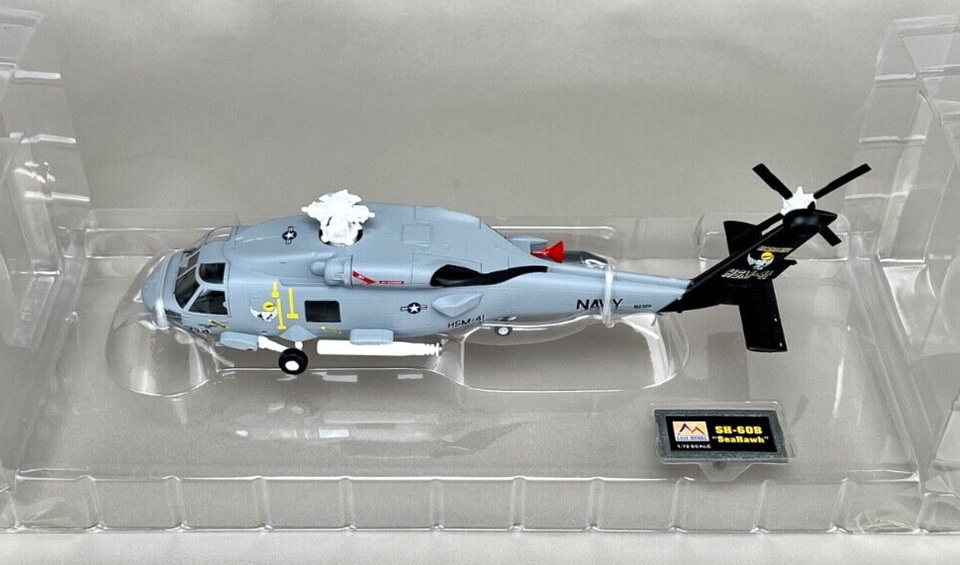 Easy Model SH-60B SeaHawk USN HSL-41 Helicopter 1/72 Scale Model 37087 ...