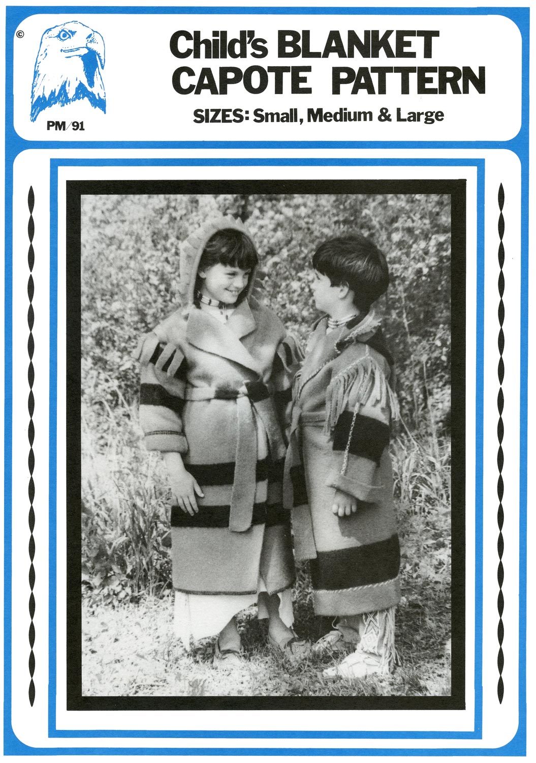 Child's Blanket Capote - Calf-length Coat S-M-L Eagle's View Sewing ...