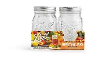 Ball Honey Bee Honeybee 4-Pack Regular Pint Jars 16 oz BRAND NEW | eBay